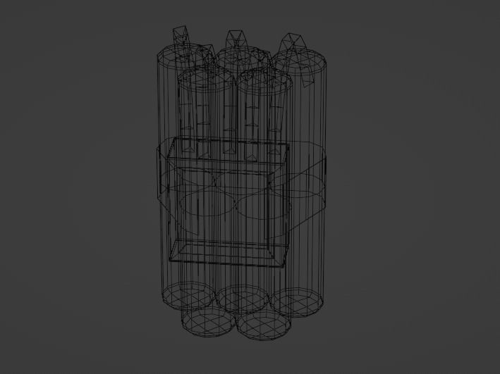 TNT Dynamite bundle Digital display timer Stylized Game ready free VR ...