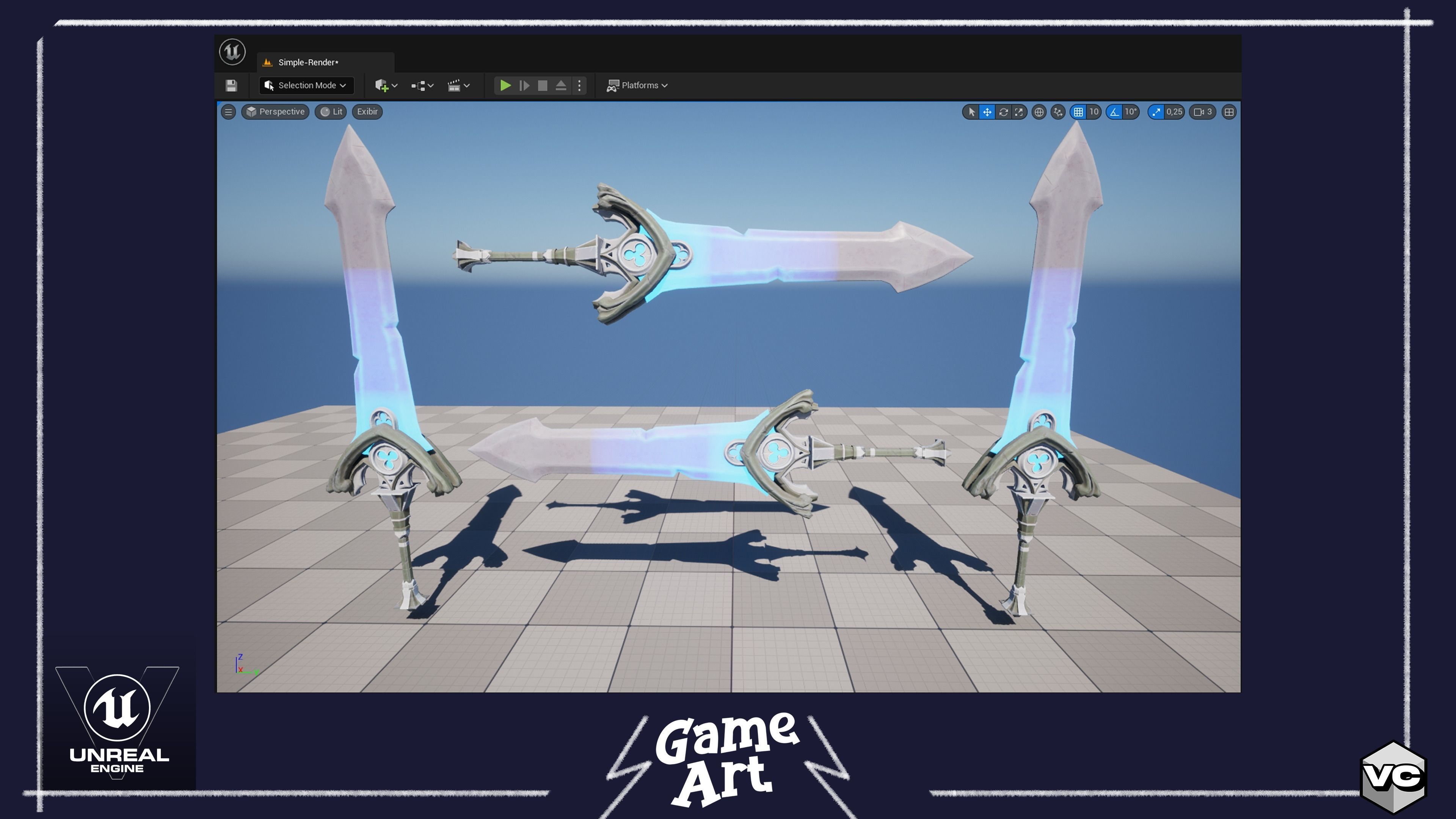 3D model Gothic Sword - Game Ready - VR / AR / low-poly | CGTrader