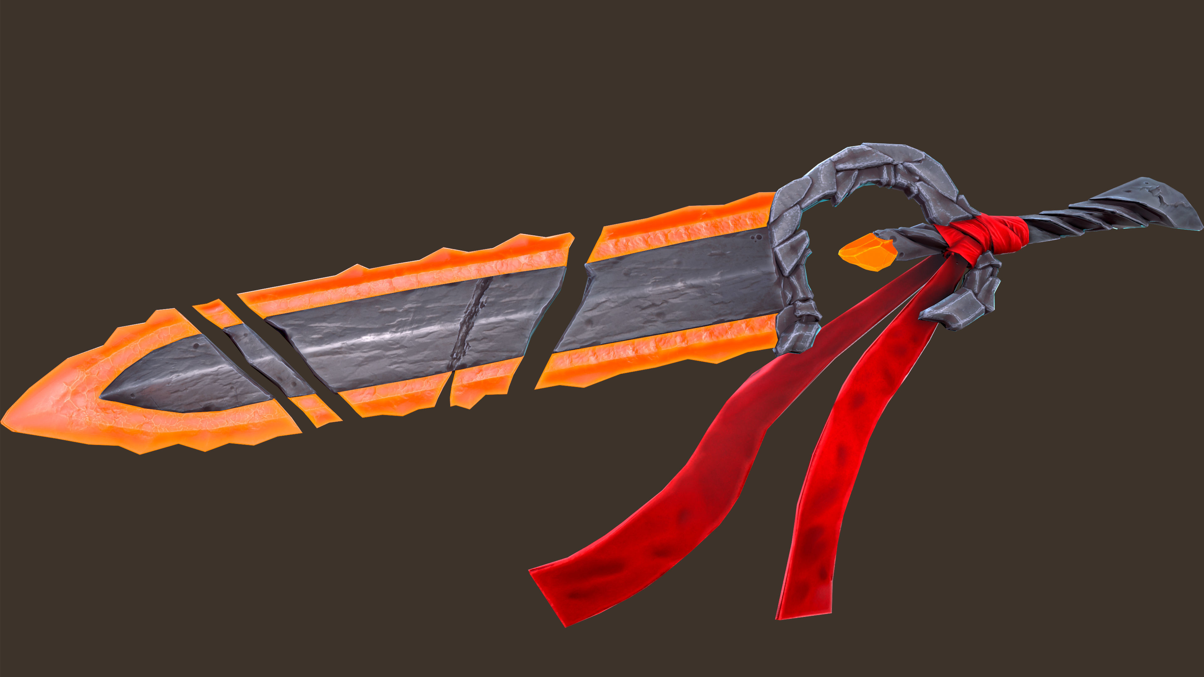 3D model Phoenix Sword - Game Ready - VR / AR / low-poly | CGTrader
