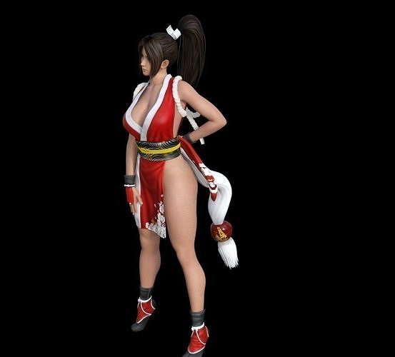 Sexy Mai Shiranui 3d Model 3d Printable Cgtrader