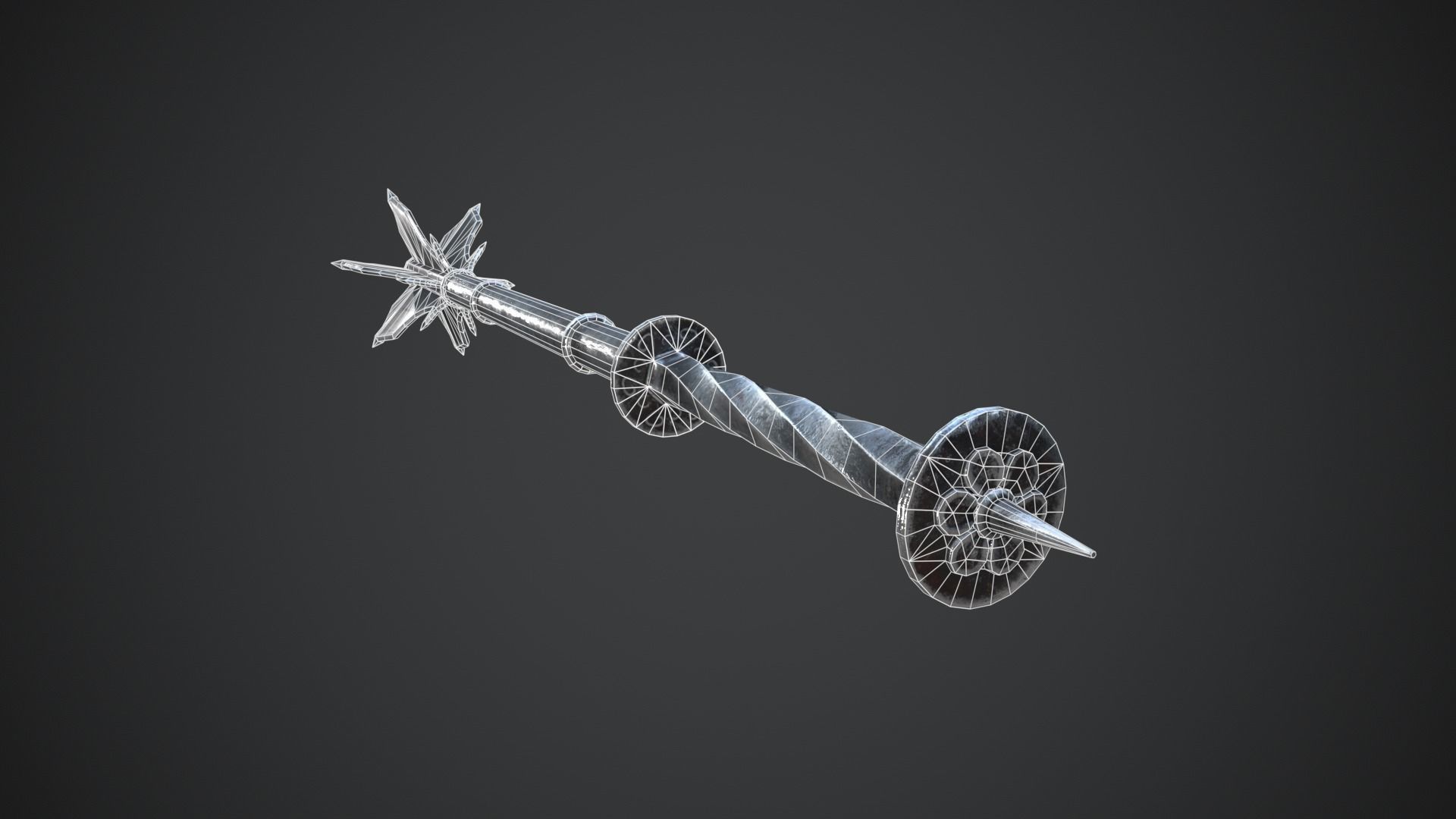 3D model Medieval Mace VR / AR / low-poly | CGTrader