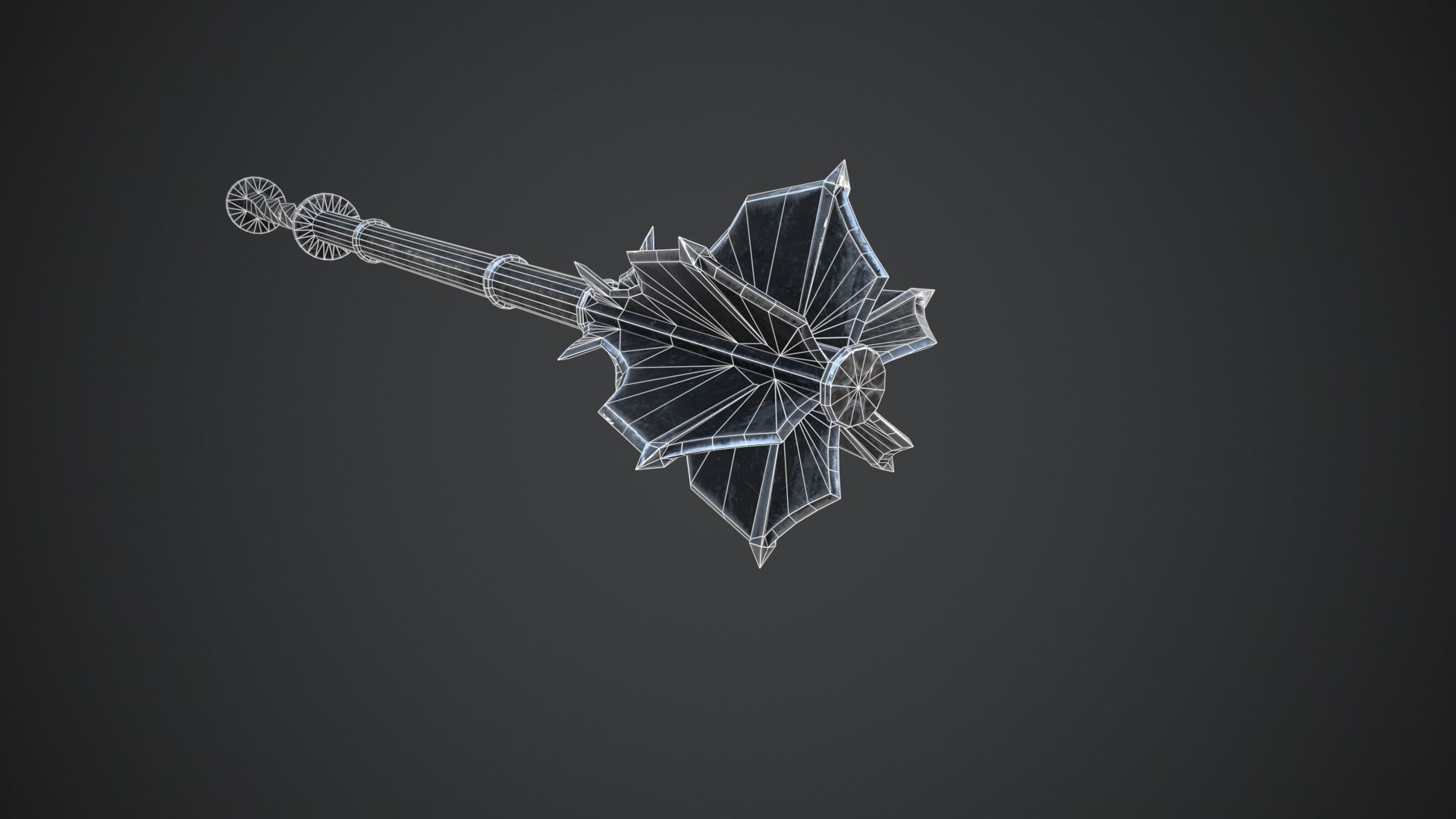 3D model Medieval Mace VR / AR / low-poly | CGTrader