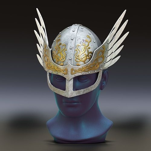 Prince Canute Helmet 3D model 3D printable | CGTrader