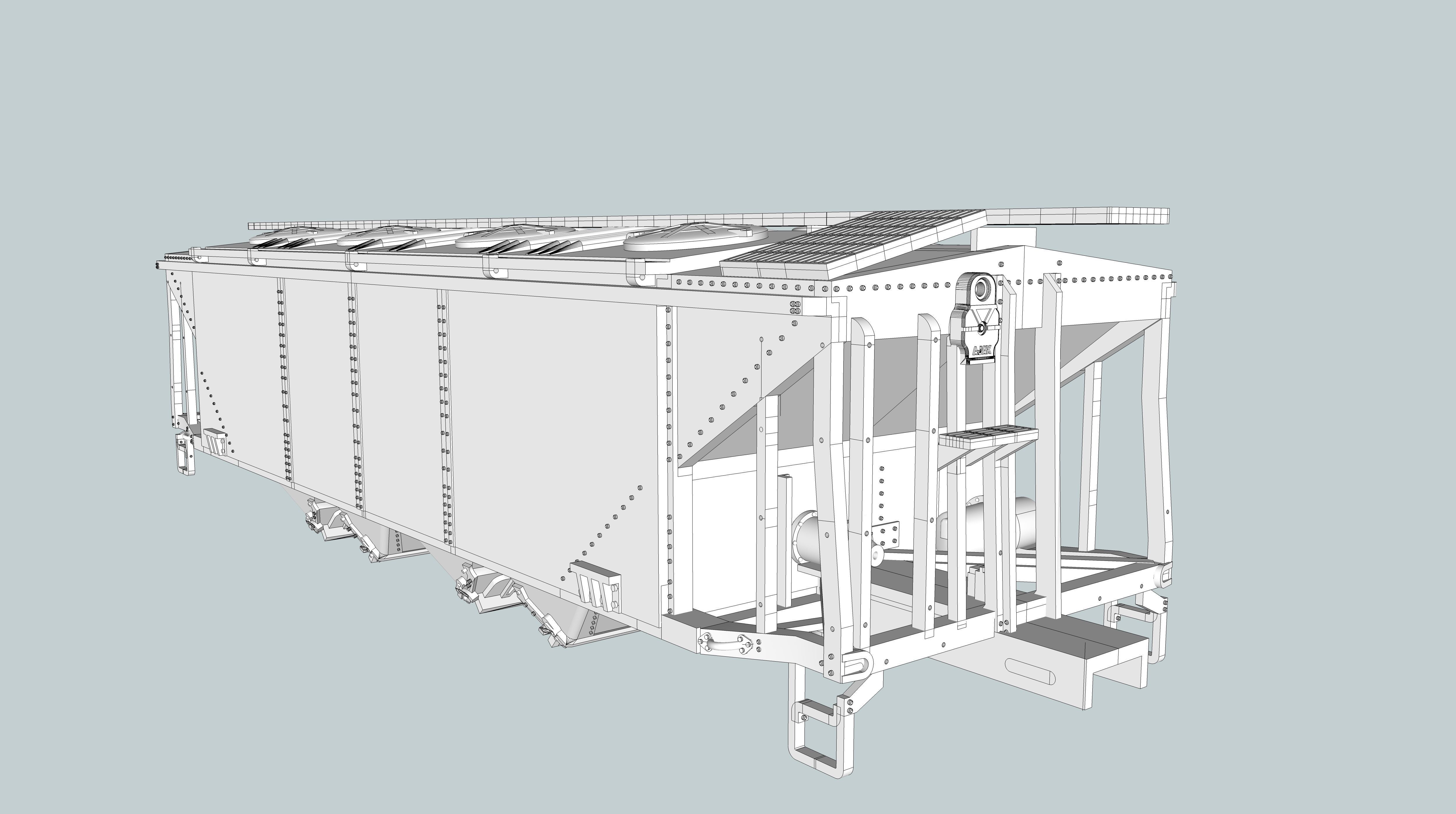 Rotary Dump Phosphate Hoppers HO 3D model 3D printable | CGTrader