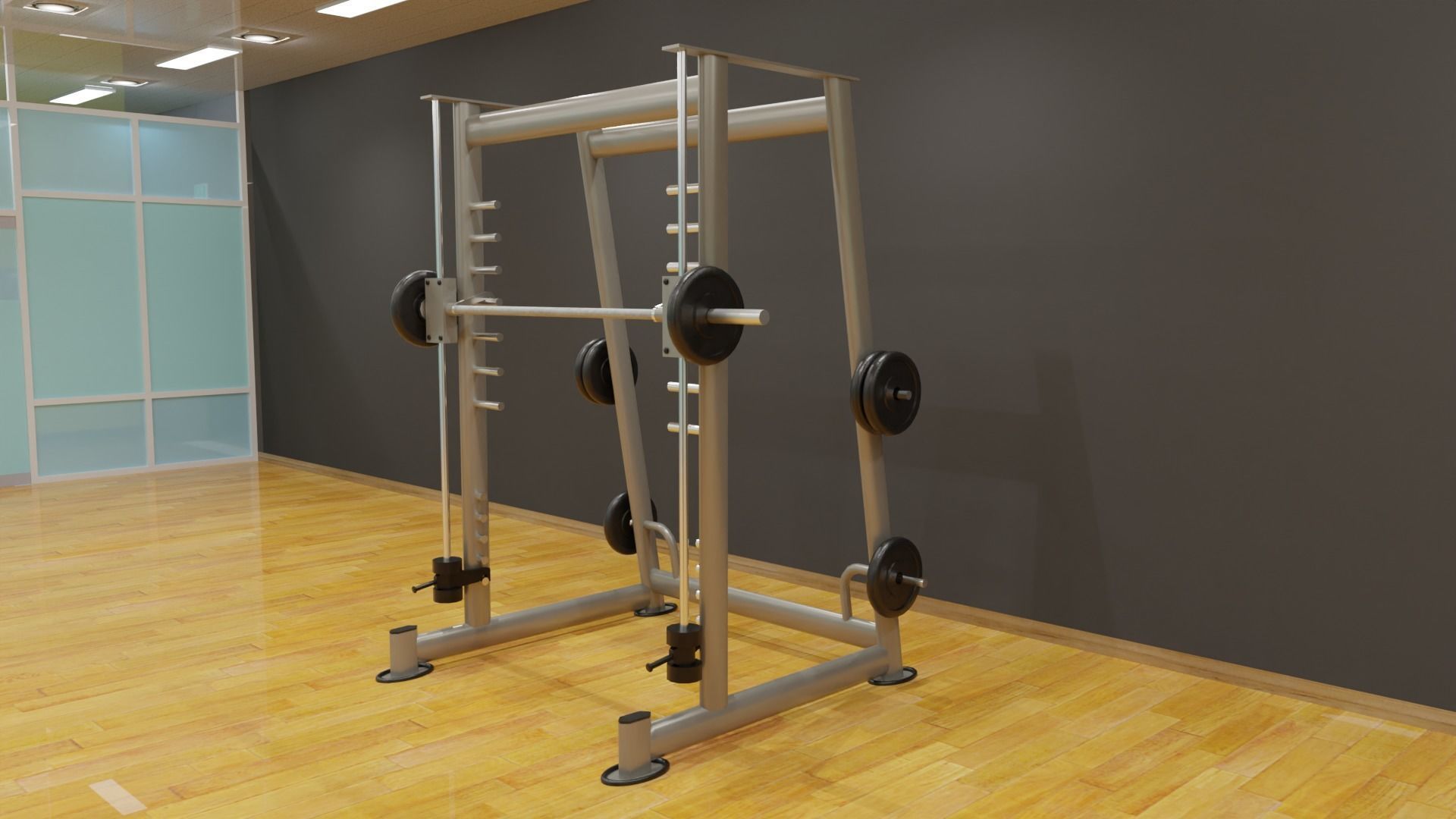3D model Squat trainer VR / AR / low-poly | CGTrader