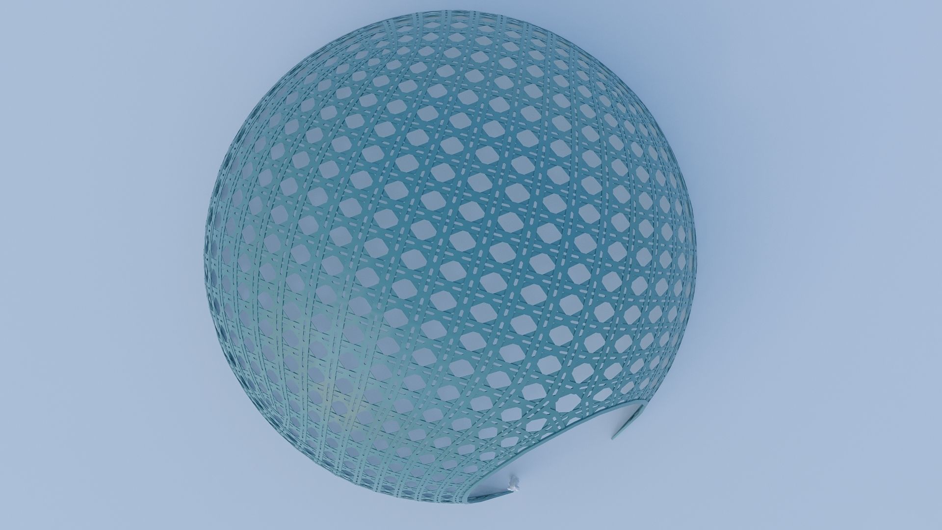 Wicker dome pavilion 3D model | CGTrader