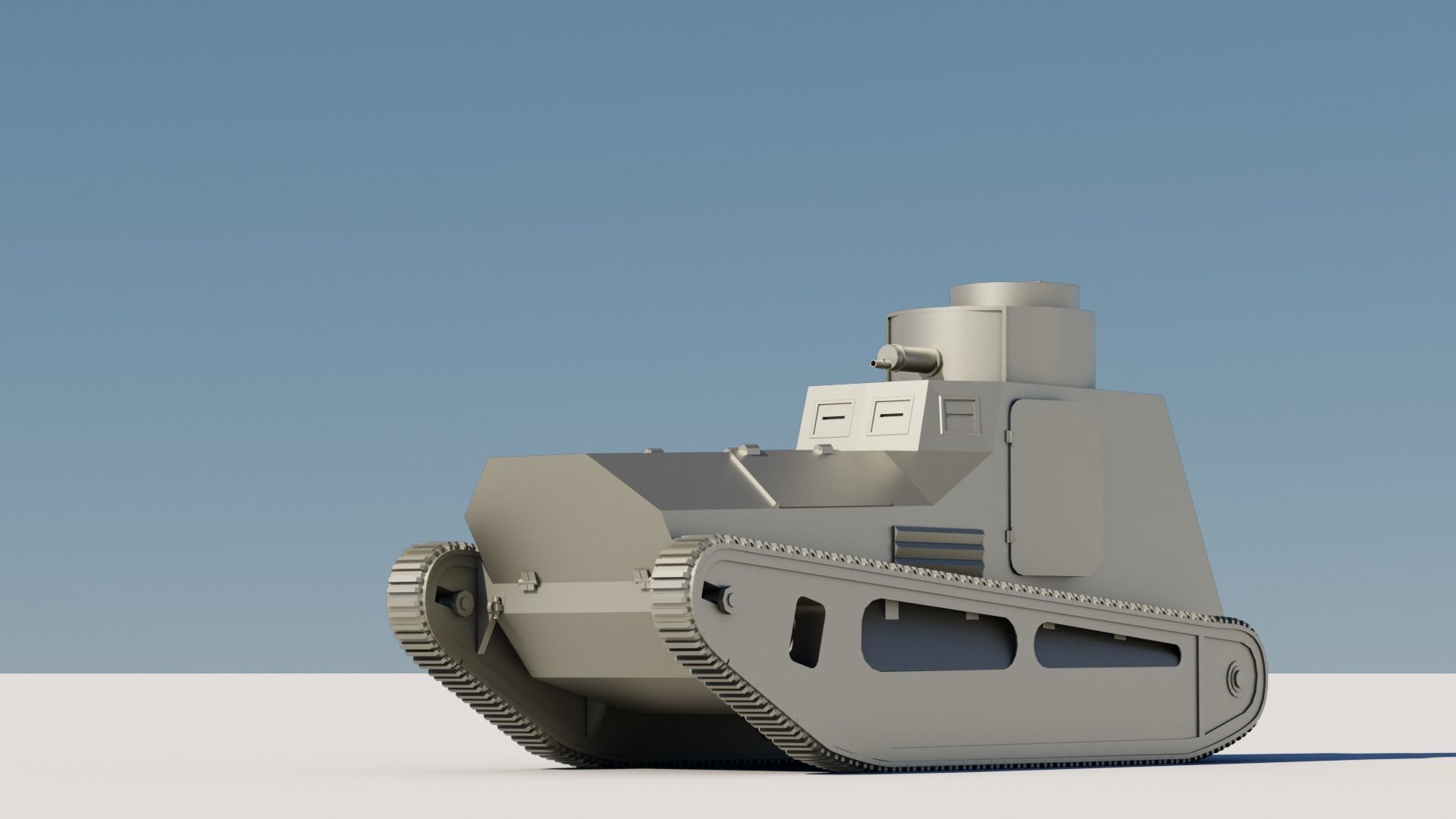 3D model 43 Tanks Base Mesh VR / AR / low-poly | CGTrader