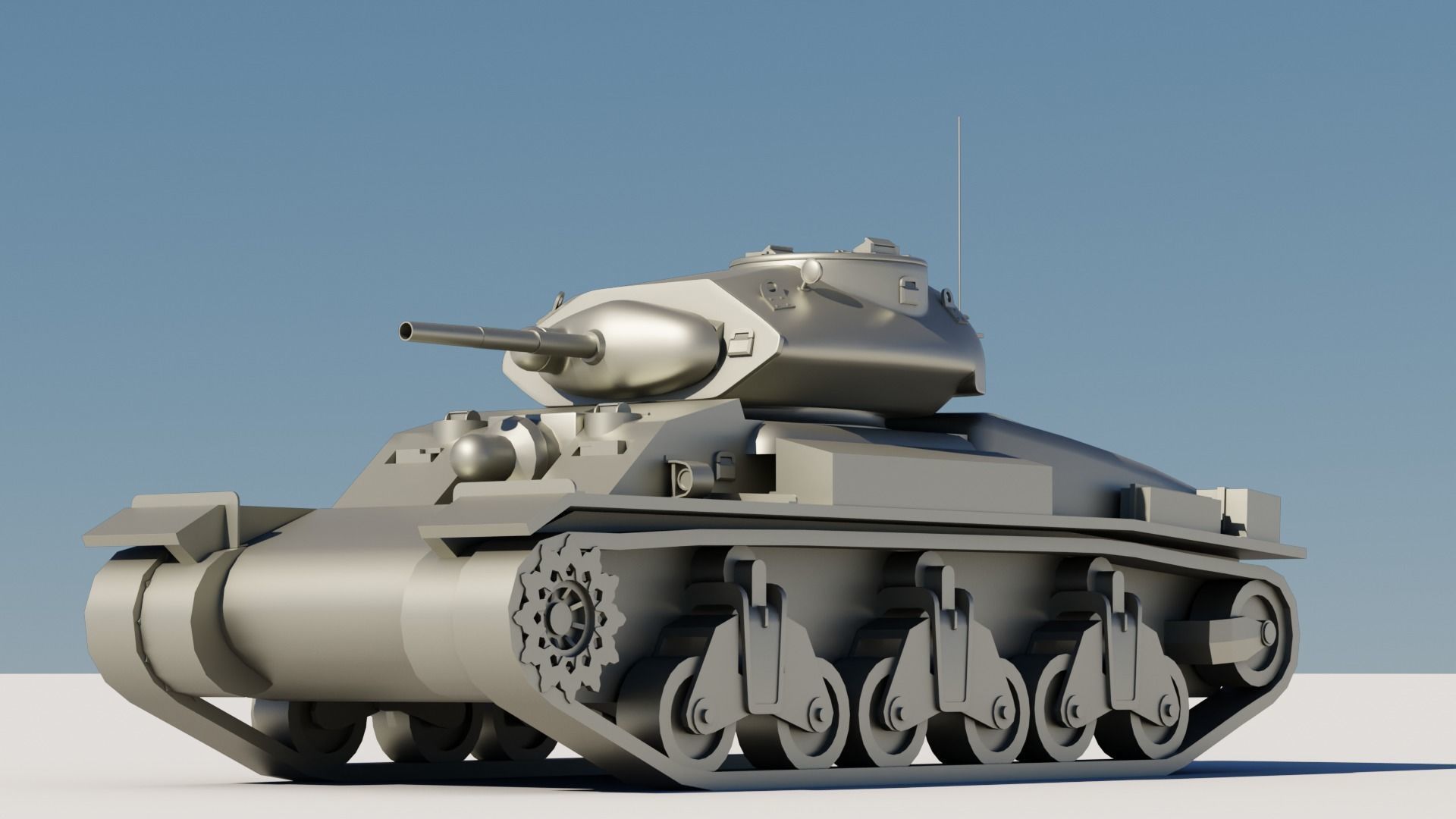3D model 43 Tanks Base Mesh VR / AR / low-poly | CGTrader