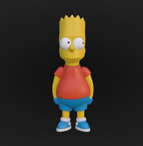 Bart Simpson 3D printable model 3D model 3D printable | CGTrader