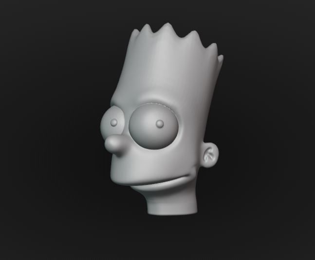 Bart Simpson 3D printable model 3D model 3D printable | CGTrader