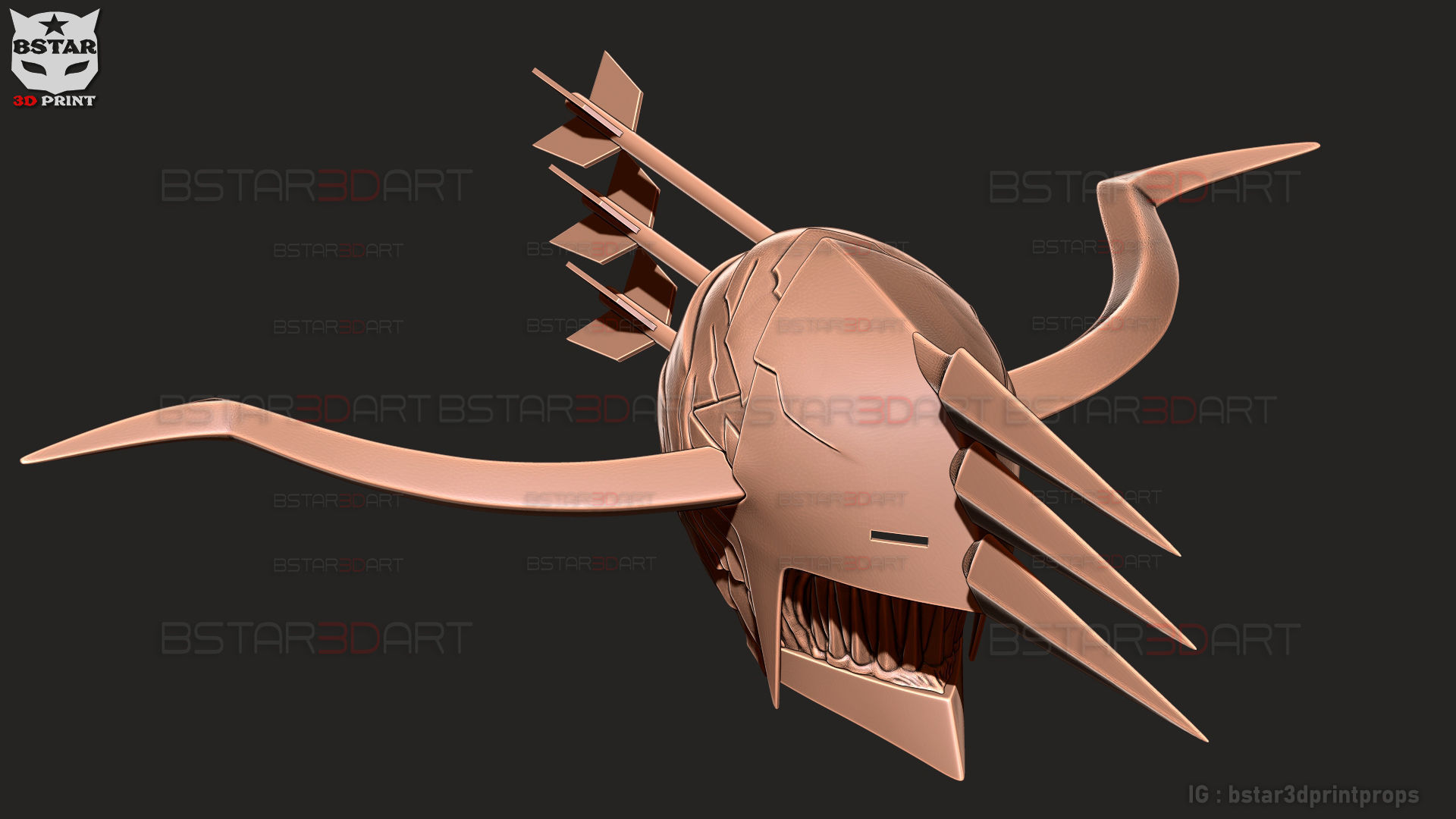 Crossbow Devil Quanxi Helmet - Chainsaw Man Cosplay 3D model 3D ...