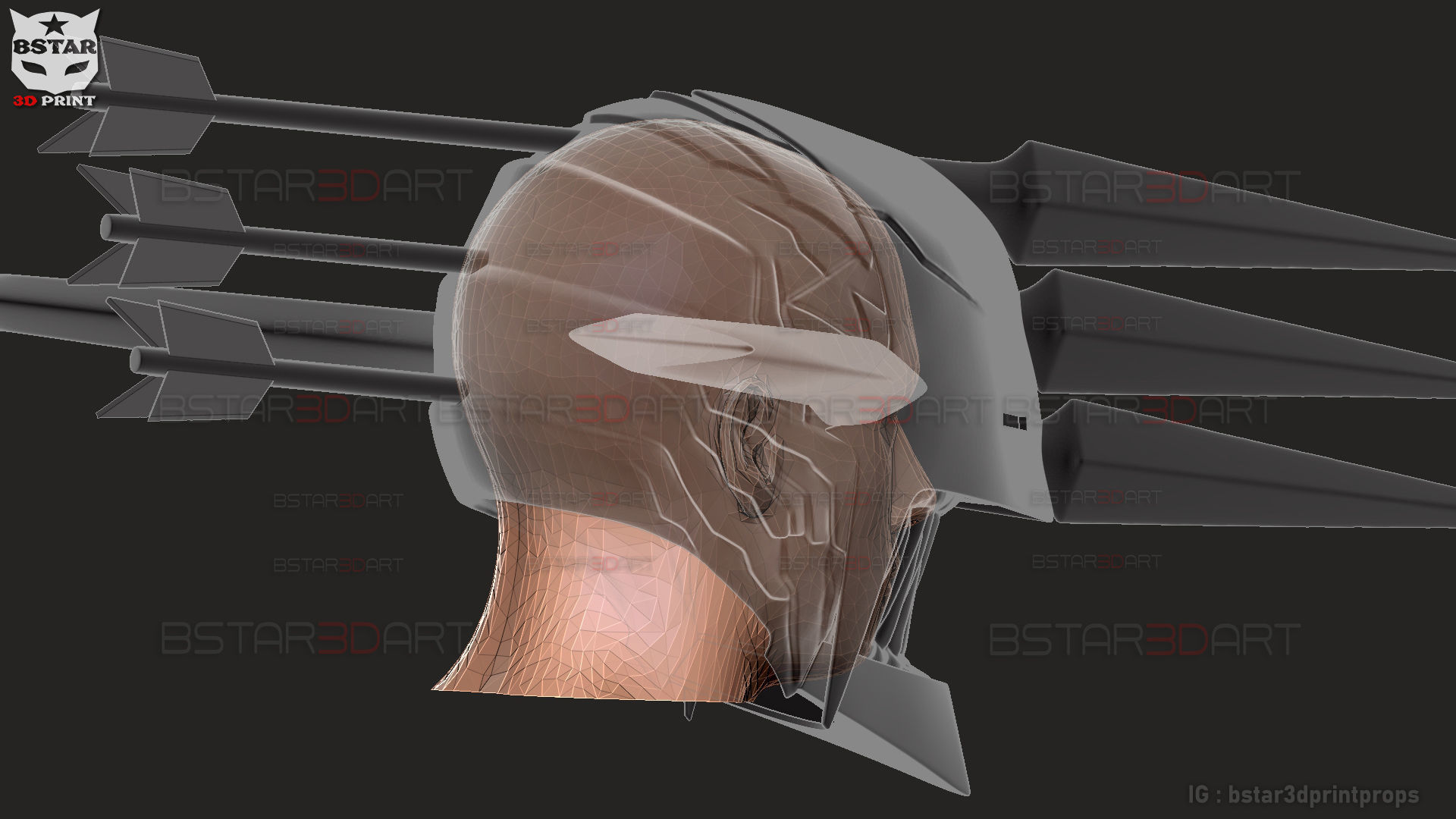 Crossbow Devil Quanxi Helmet - Chainsaw Man Cosplay 3D model 3D ...