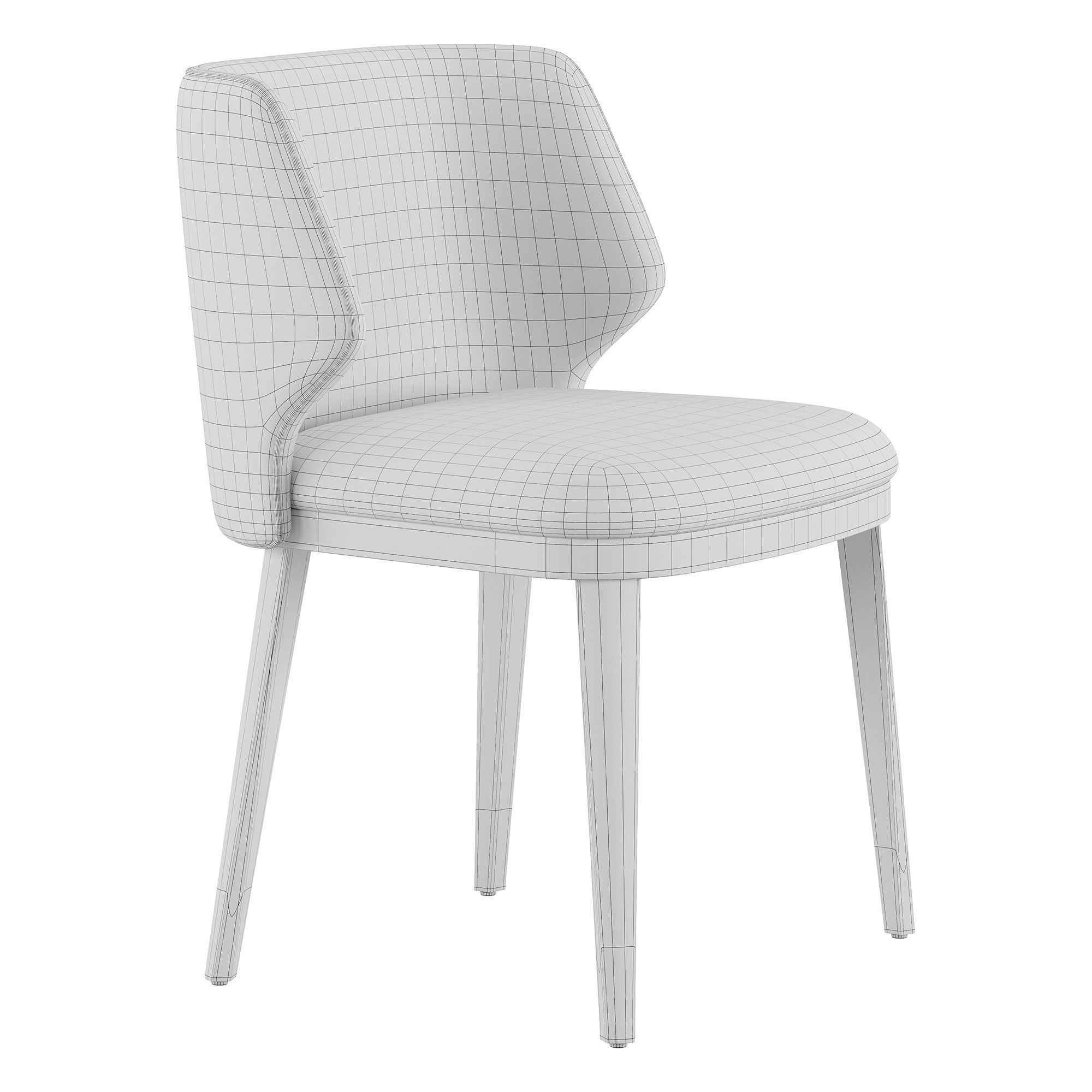 Lum bridge dining chair 3D model | CGTrader