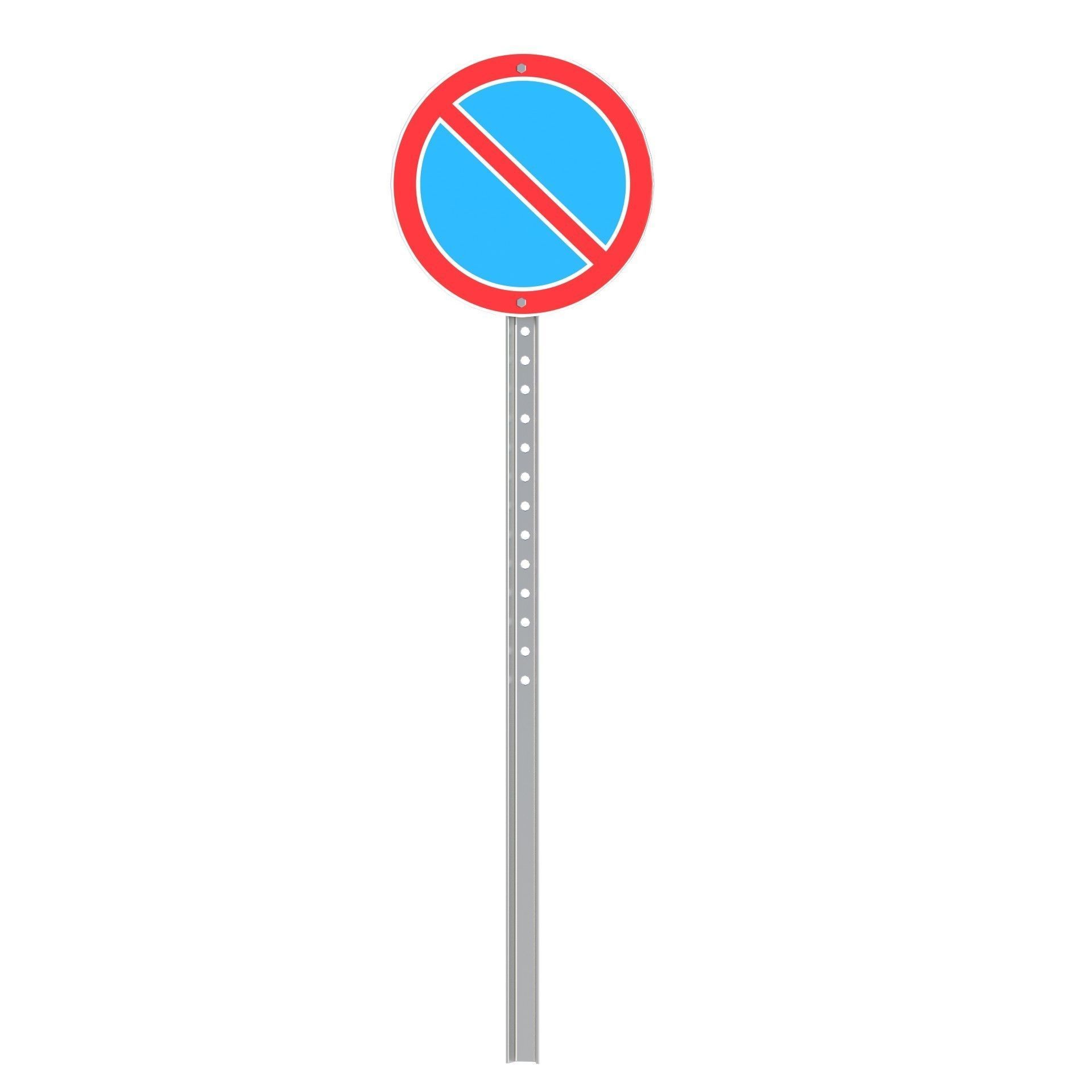 3D model Traffic Road Signs Set 01 VR / AR / low-poly | CGTrader