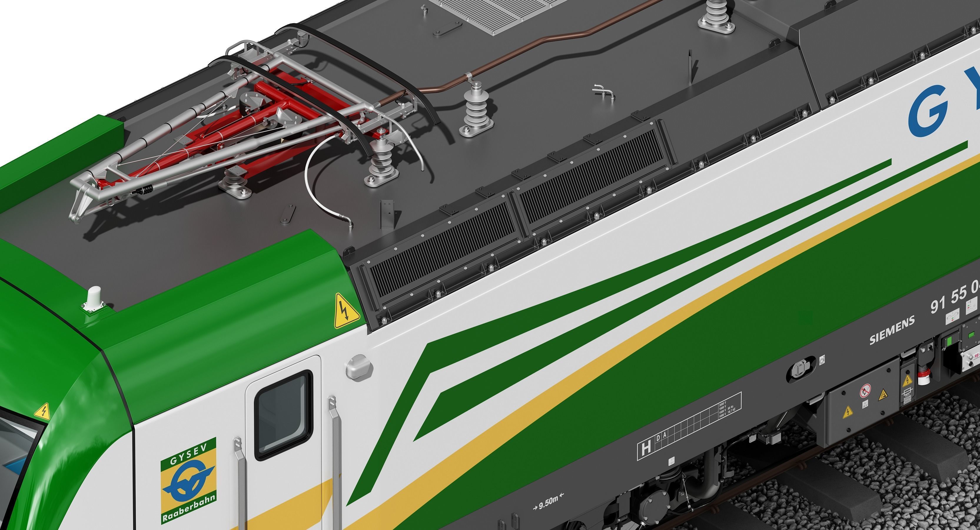 Siemens Vectron GySEV 3D model | CGTrader