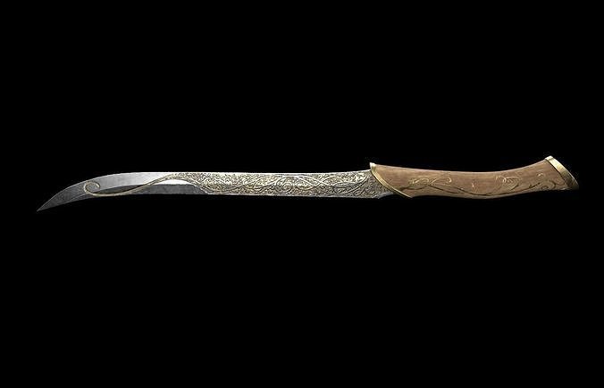 Legolas Knives lord of the rings 3D DIGITAL DOWNLOAD FILE 3D model 3D ...