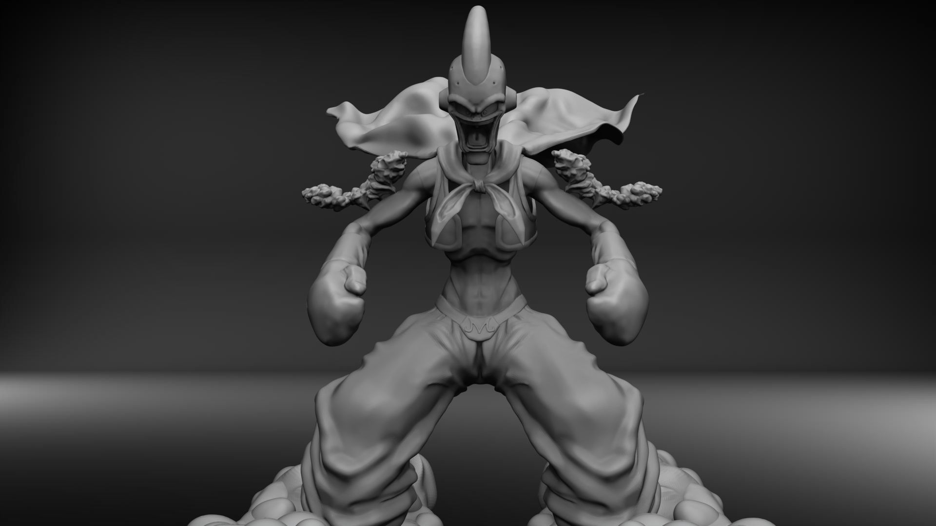 Majin Boo Evil 3D model 3D printable | CGTrader