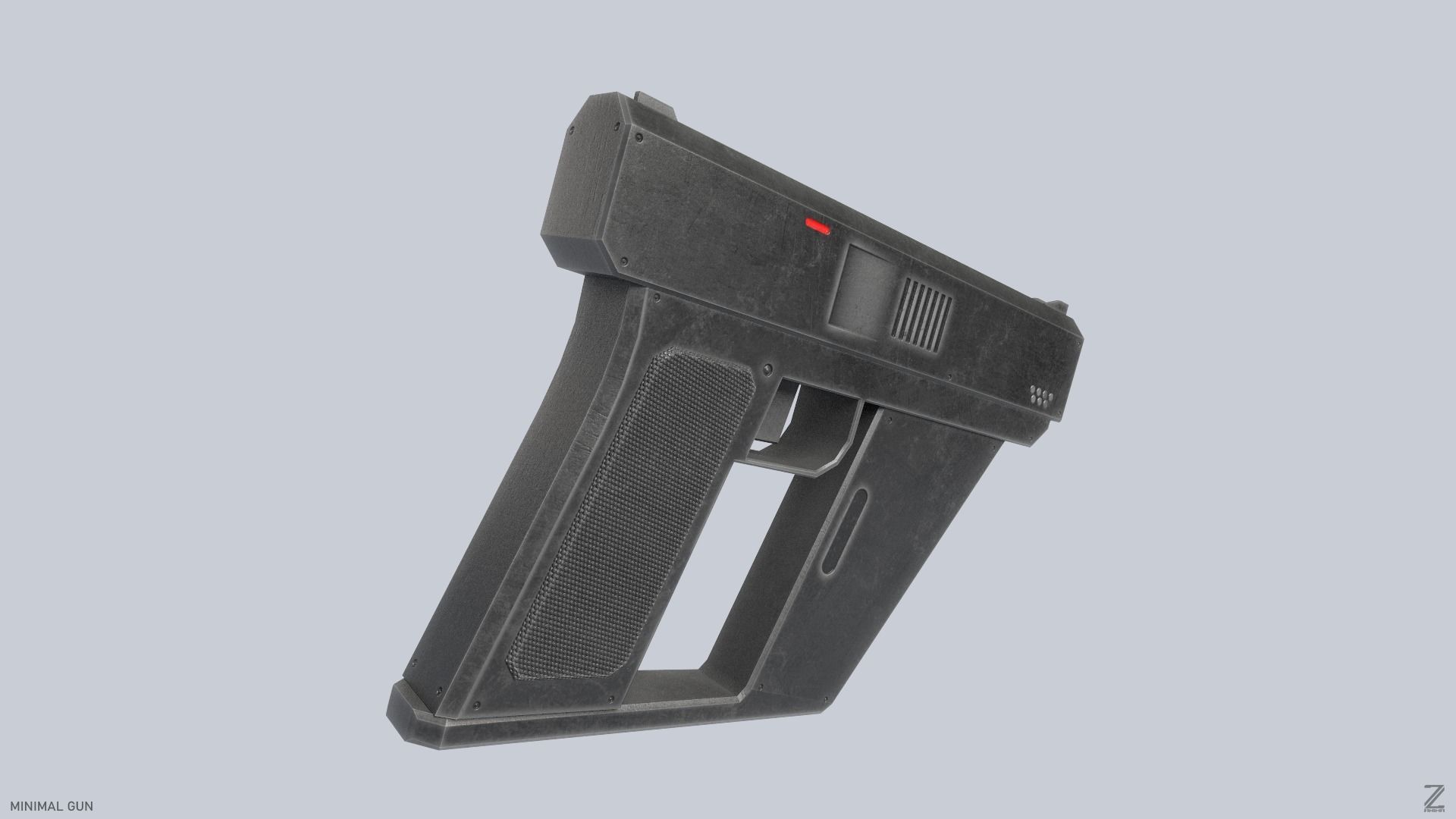 3D model Minimal gun VR / AR / low-poly | CGTrader