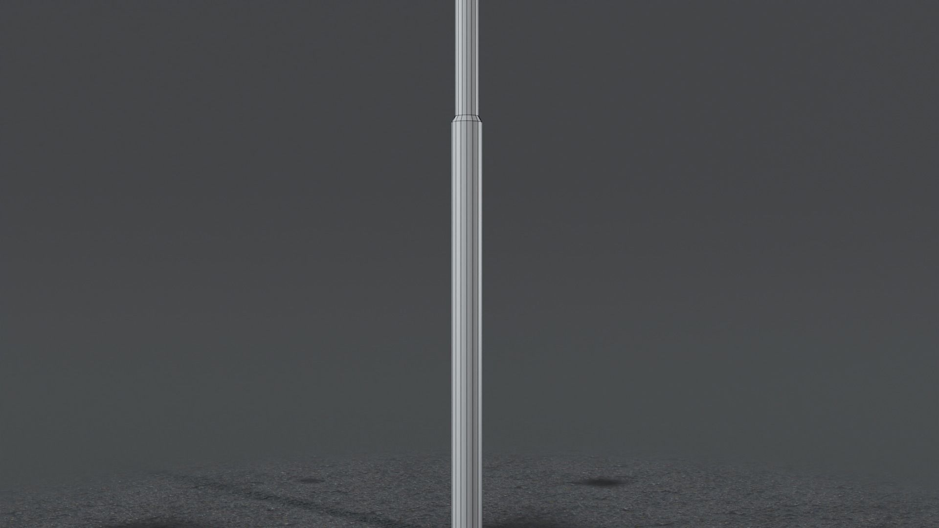 3D model Vintage Gas Station Pole Sign - GameReady VR / AR / low-poly ...