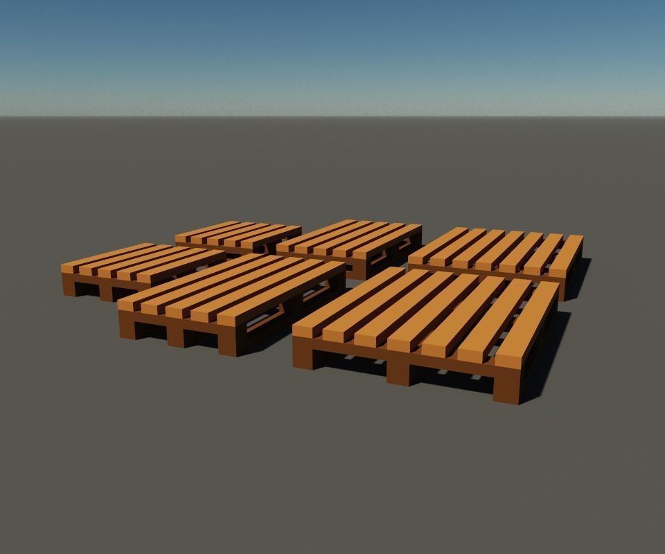 3D model Wooden Pallets Models VR / AR / low-poly | CGTrader