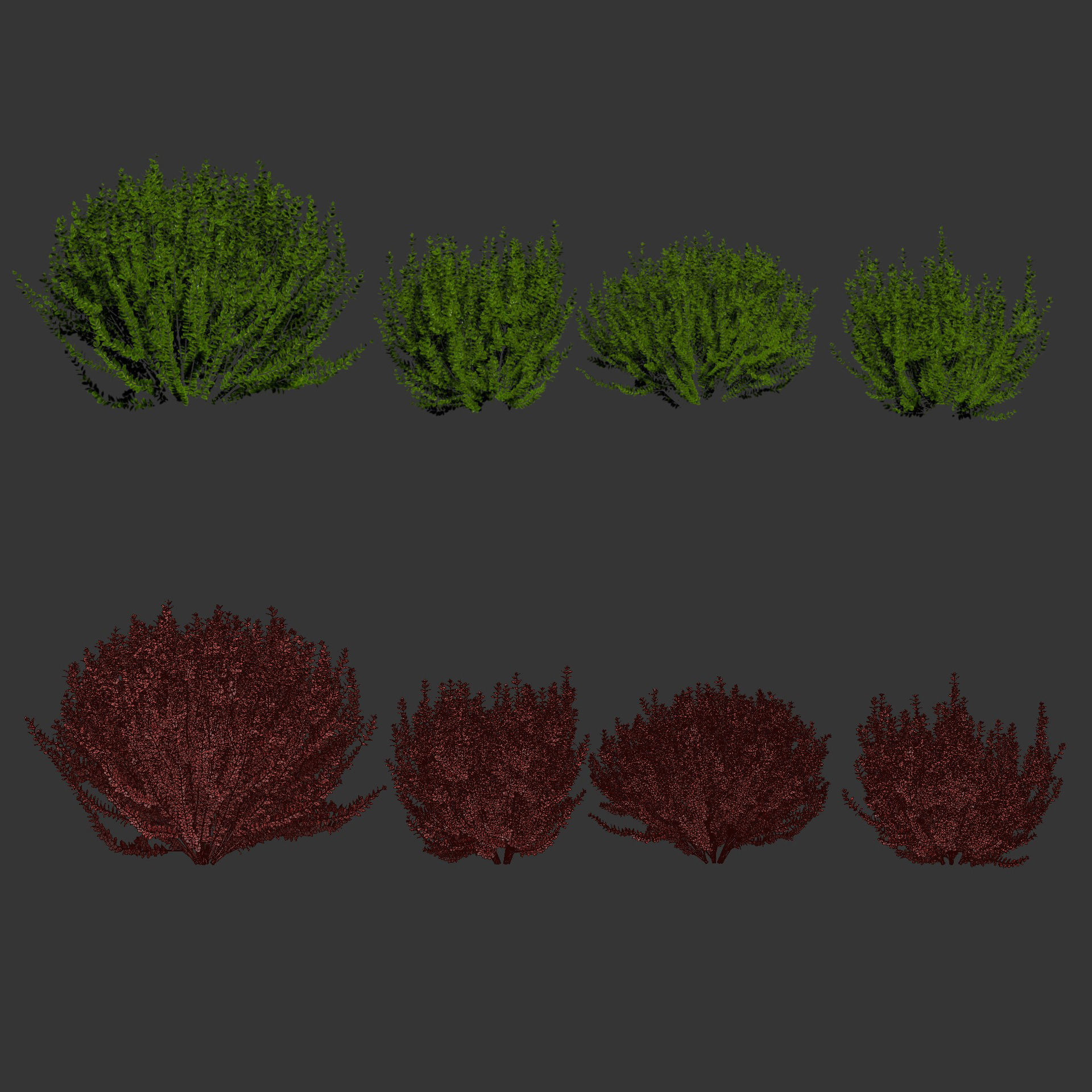 15 Bush models collection vol 15 | CGTrader