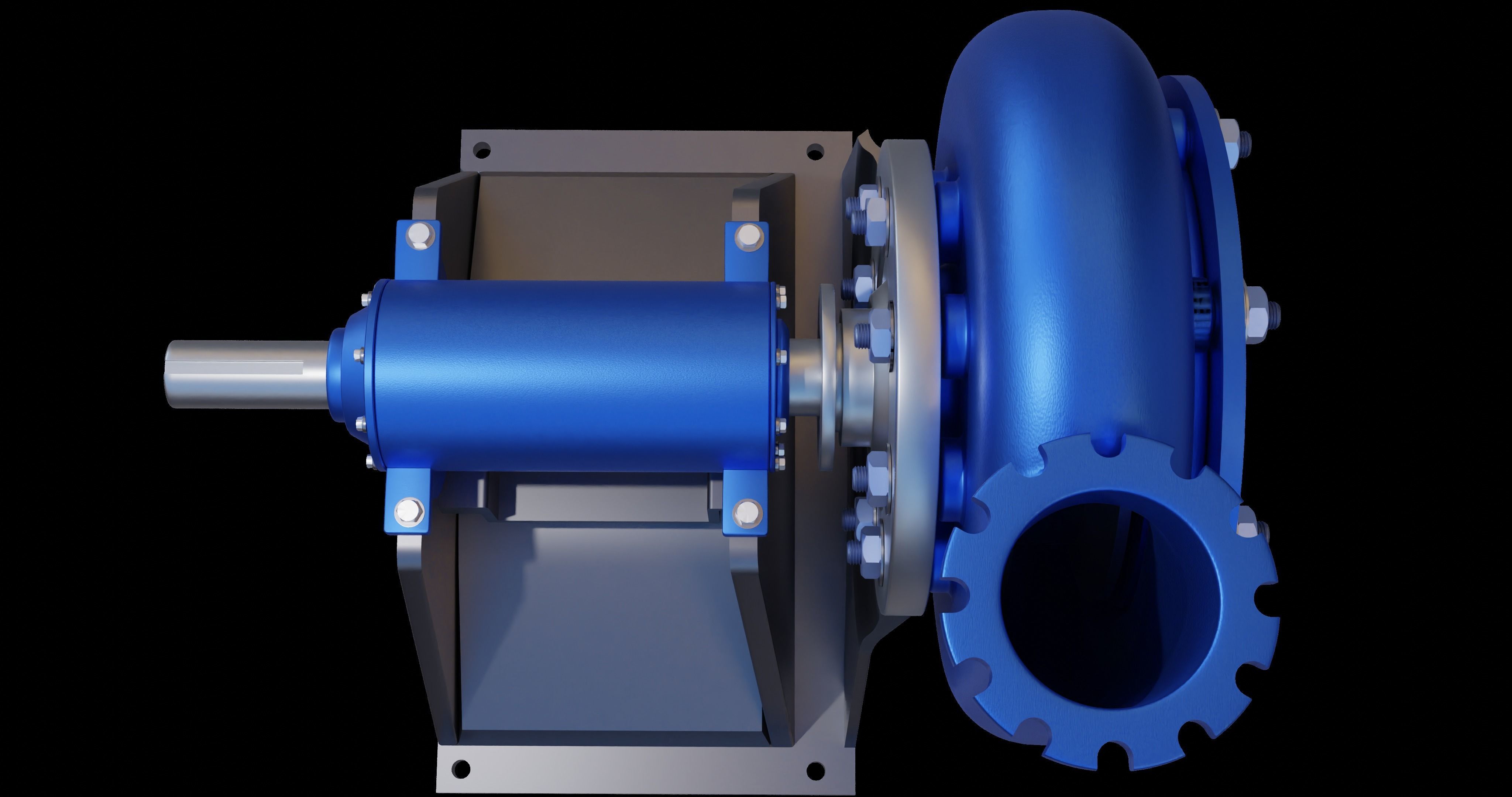 Centrifugal Pump Detailed Design 3D model | CGTrader