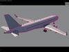 3D model Airbus A320ceo CFM Winglets Low Poly 3k Static Blank VR / AR ...