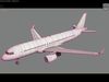 3D model Airbus A320ceo CFM Winglets Low Poly 3k Static Blank VR / AR ...