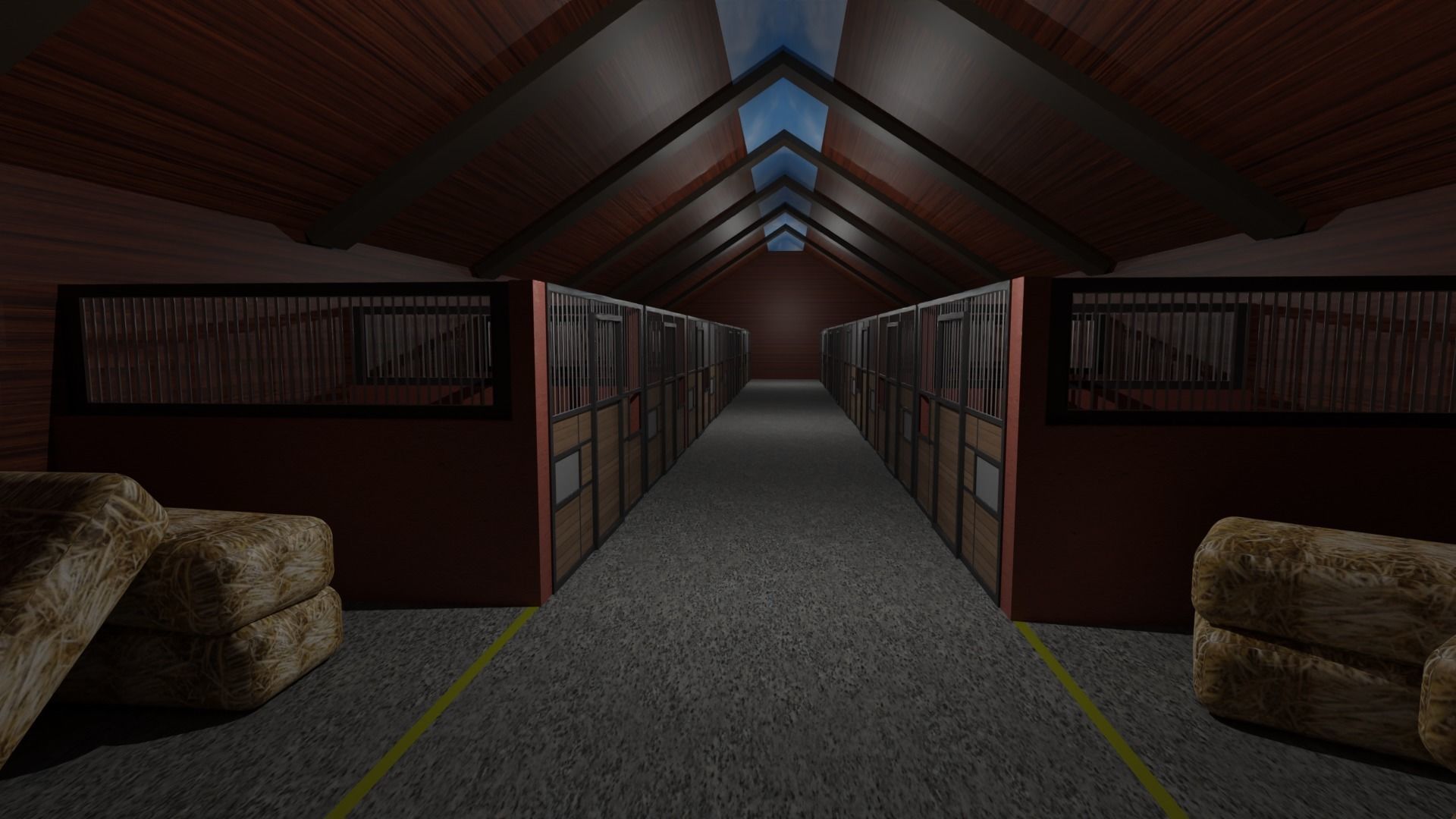 3D model Horse Stable VR / AR / low-poly | CGTrader