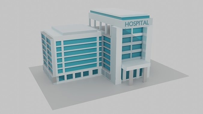 3D model Hospital VR / AR / low-poly | CGTrader