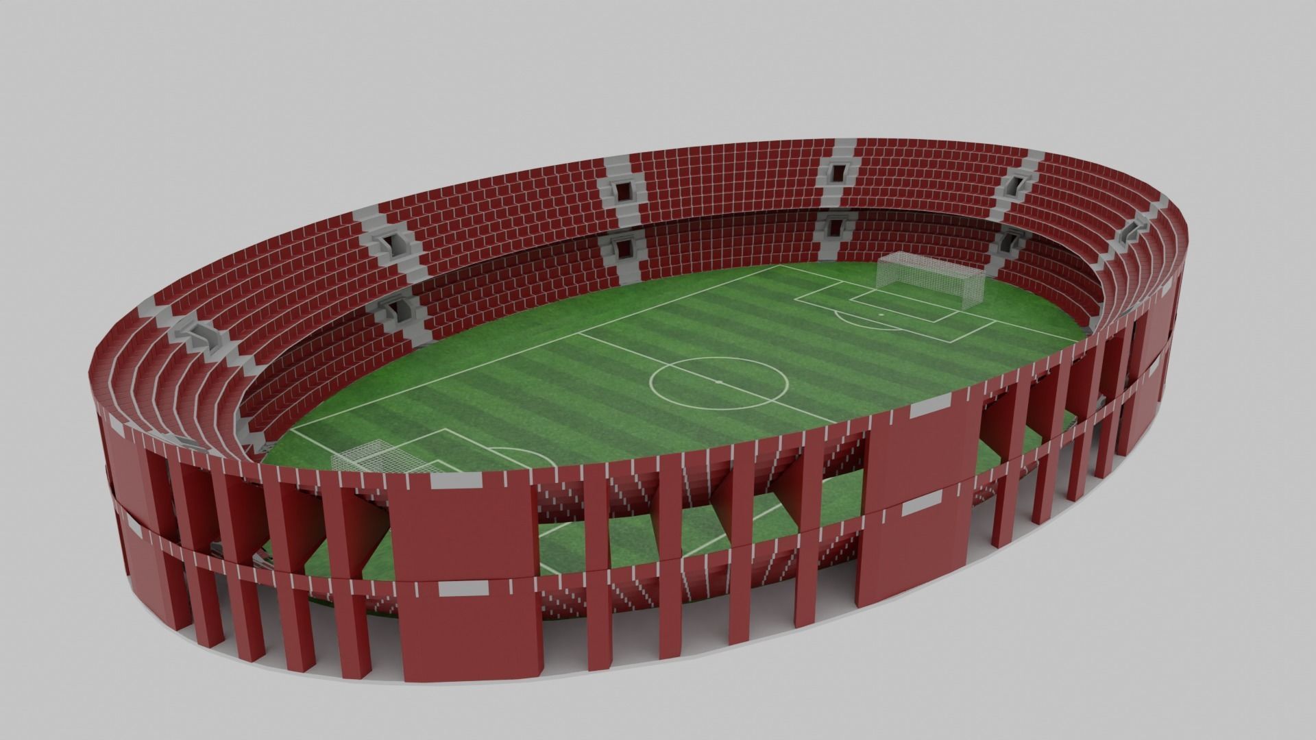 3D model Football Stadium VR / AR / low-poly | CGTrader