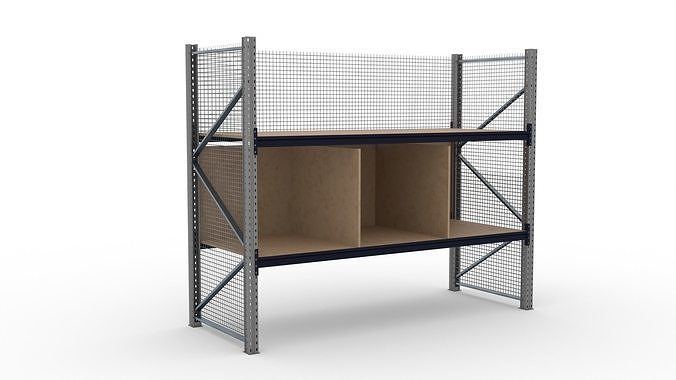 Picking rack system 3D model | CGTrader