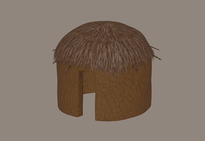 3D model Hut model VR / AR / low-poly | CGTrader