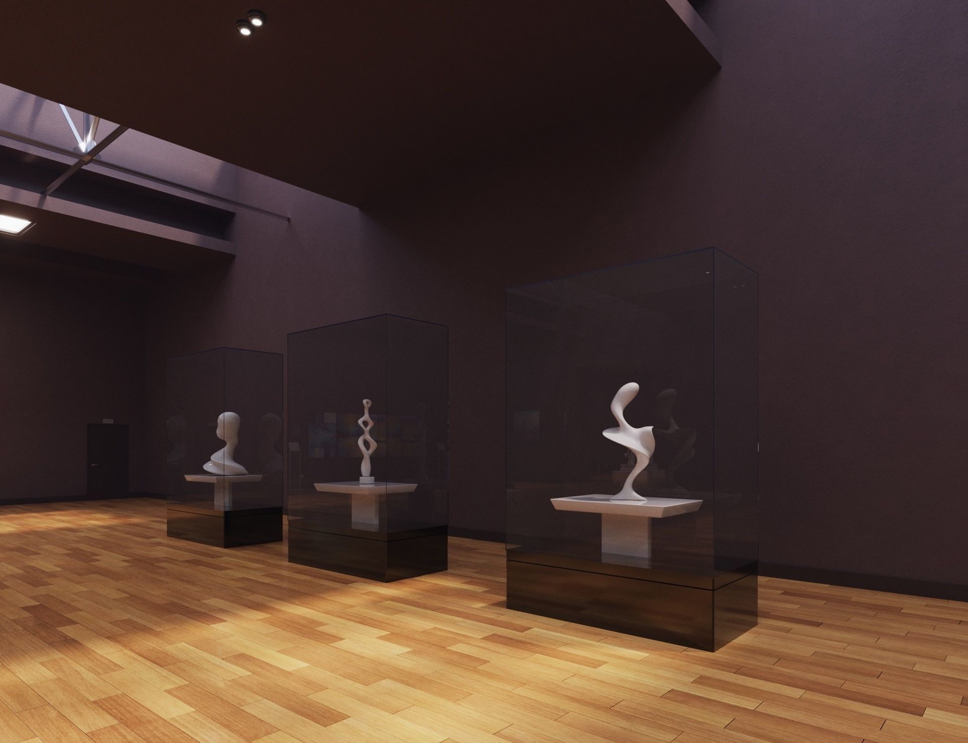 Art Gallery Showroom interior 3D model | CGTrader