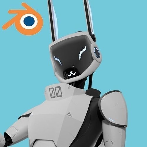 3D model F1L-00 aka Filo Robot model for animation NSFW and SFW VR / AR ...