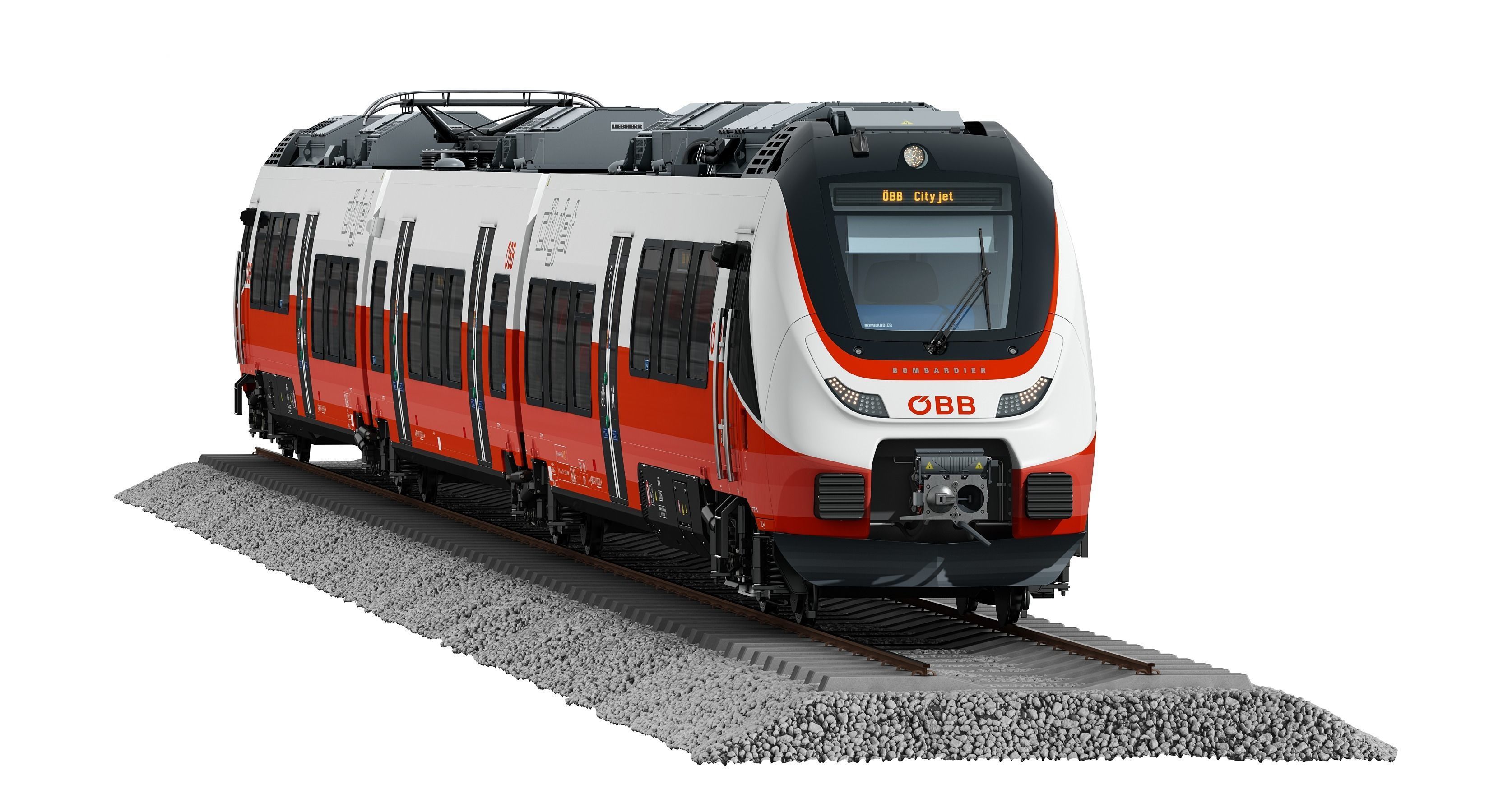Bombardier TALENT 3 OBB Cityjet 3D model | CGTrader