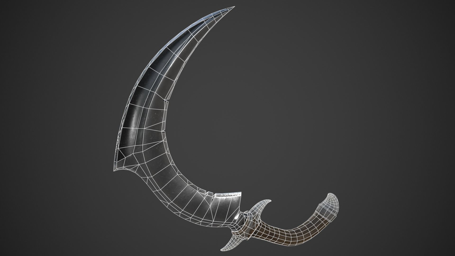 3D model Fantasy Sickle VR / AR / low-poly | CGTrader