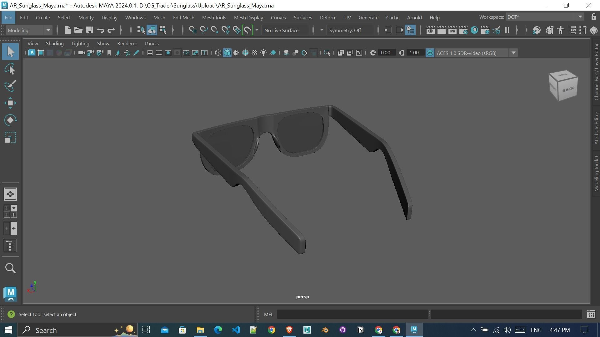 AR Sunglass for AR VR MR and 3D Printing 3D model | CGTrader