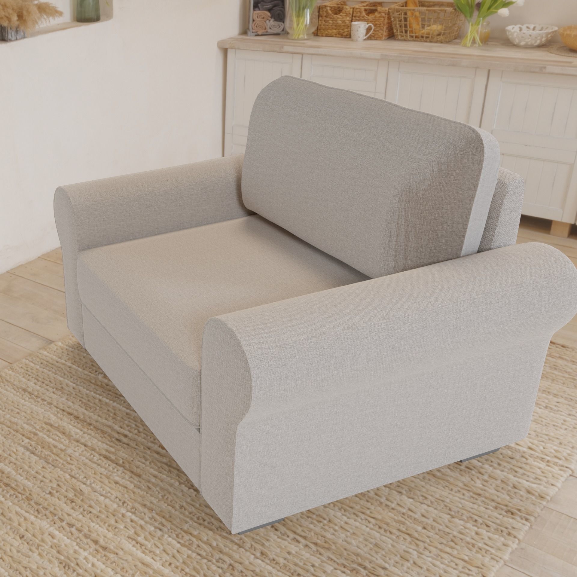 Sofa one seat ASHLEY Belcampo 3D model | CGTrader