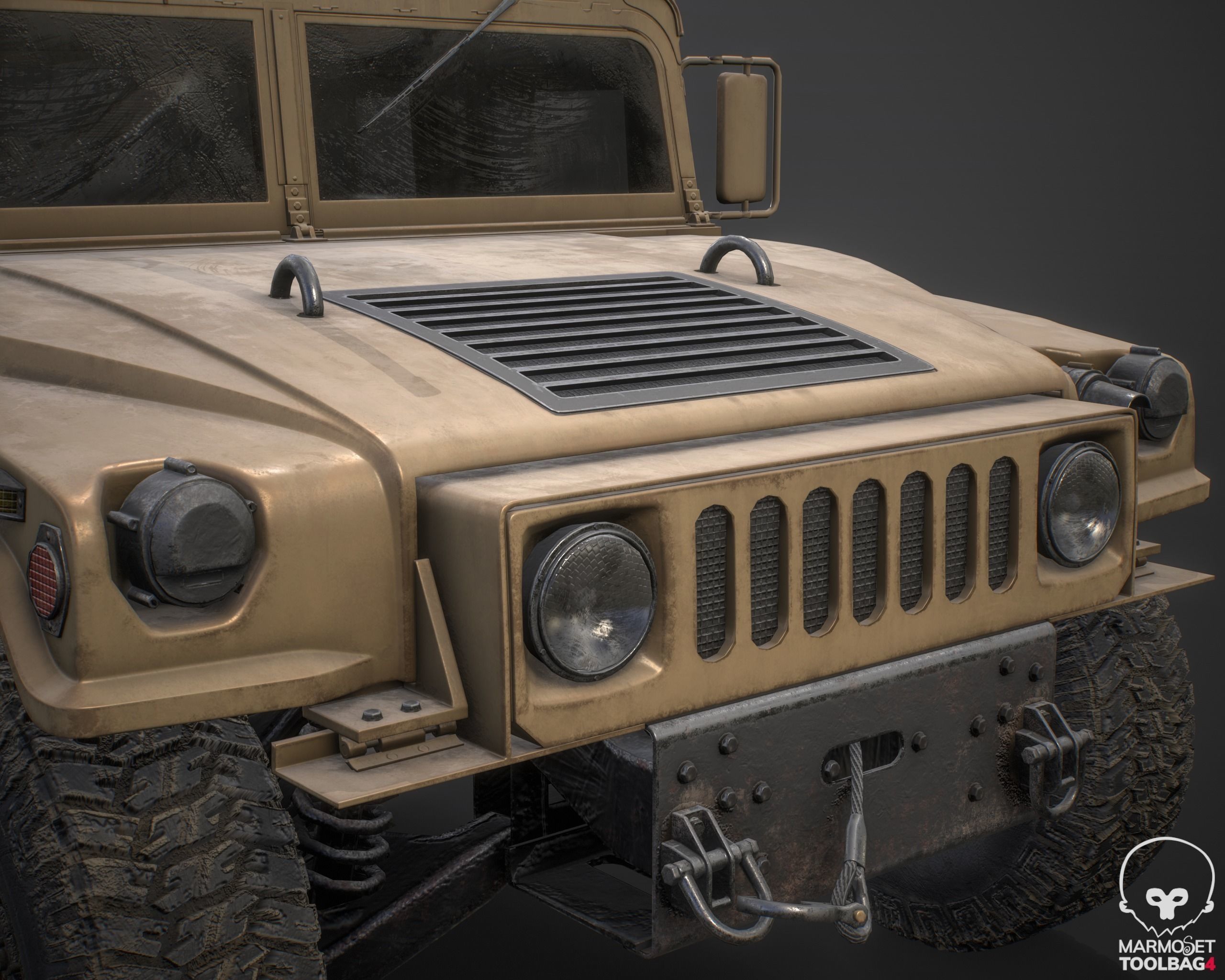 3D model HMMWV VR / AR / low-poly | CGTrader