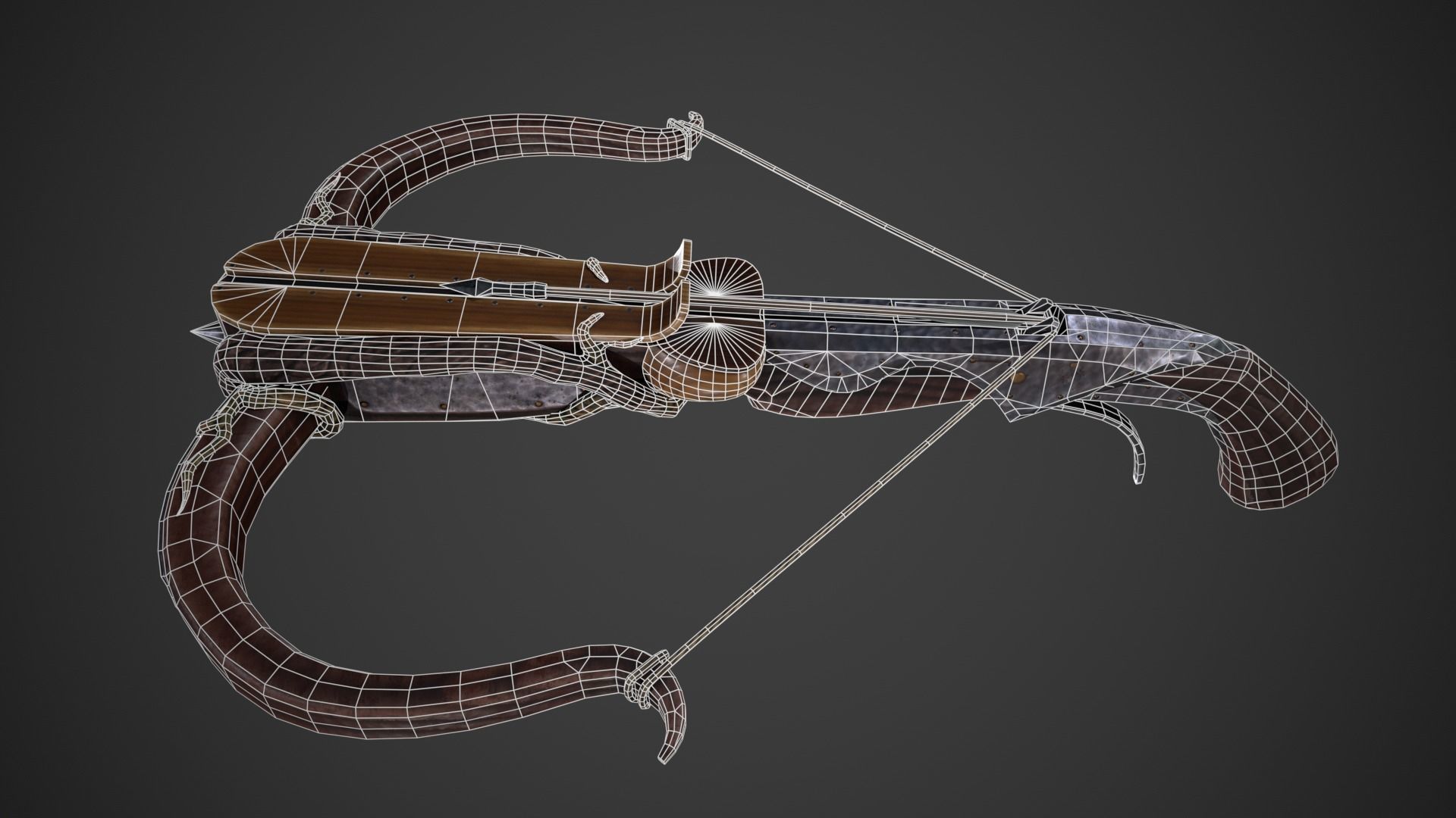 3D model Fantasy Crossbow VR / AR / low-poly | CGTrader