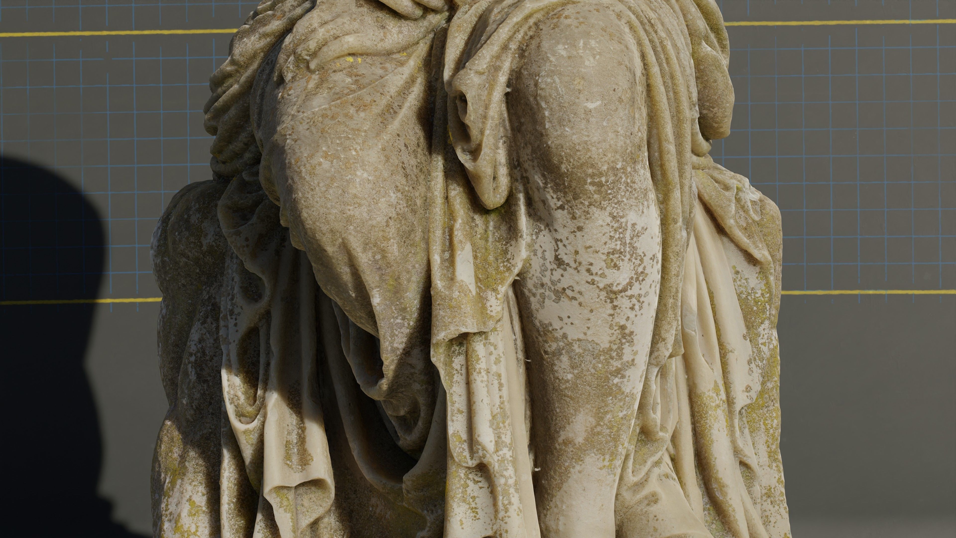 3D model Photogrammetry Model of Headless Nymph Statue VR / AR / low ...