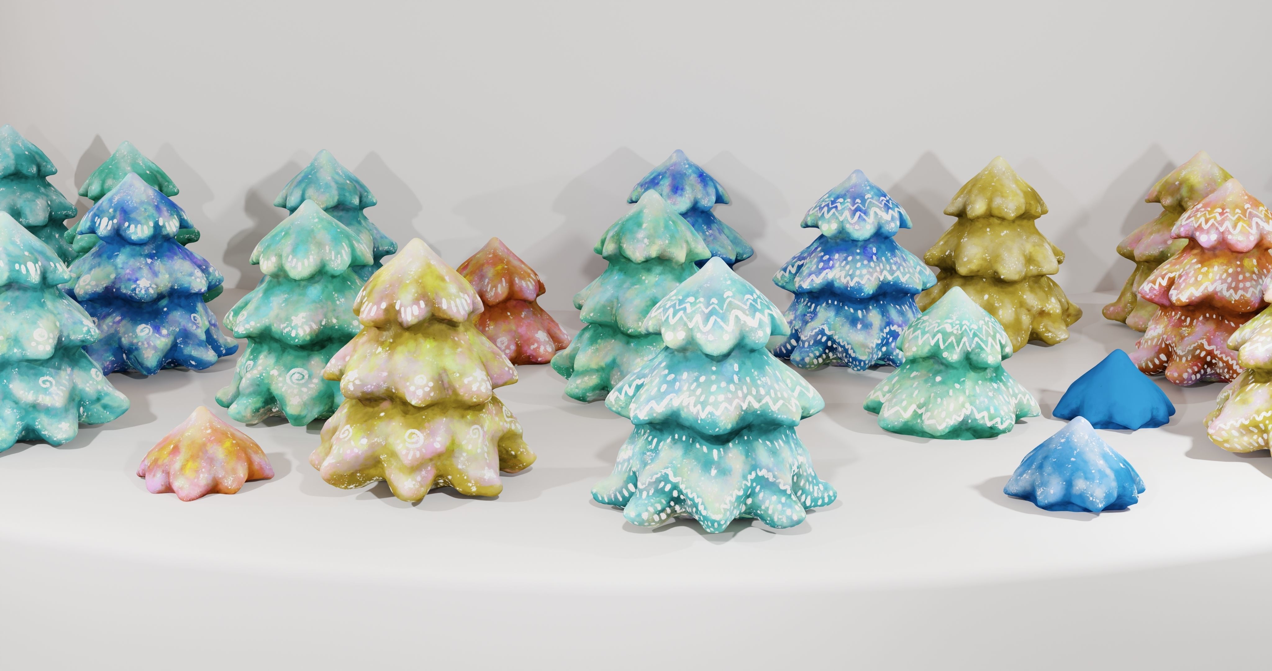 Stylized tree 3D model 3D printable | CGTrader