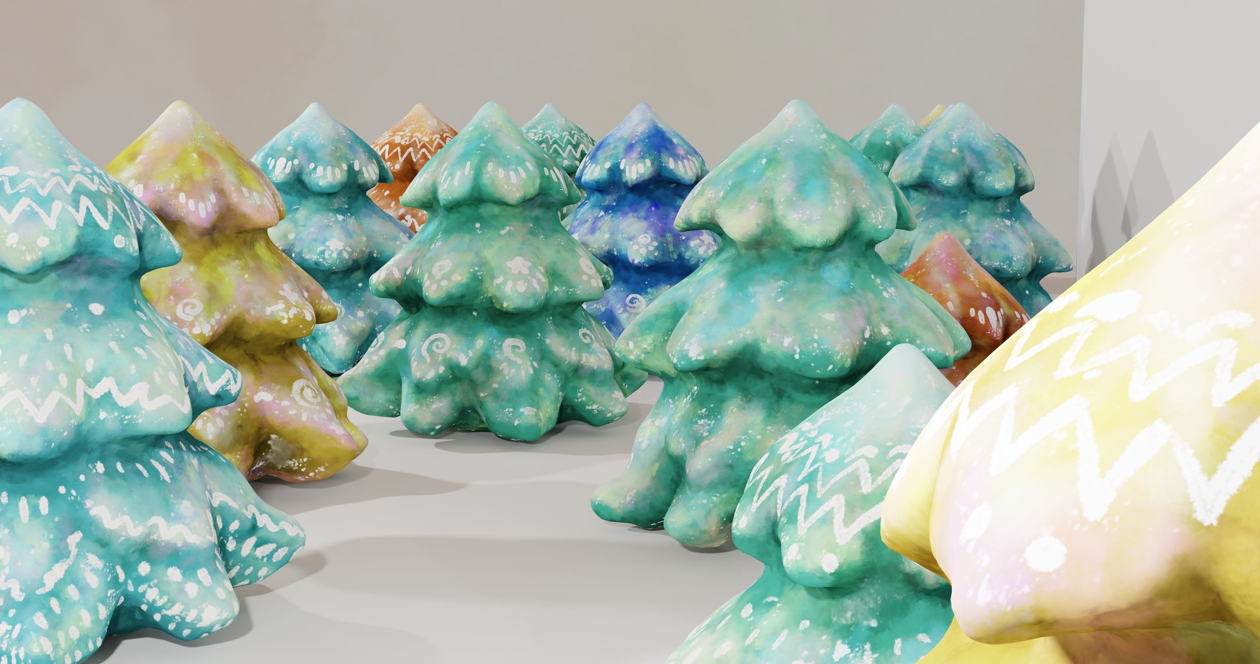 Stylized tree 3D model 3D printable | CGTrader