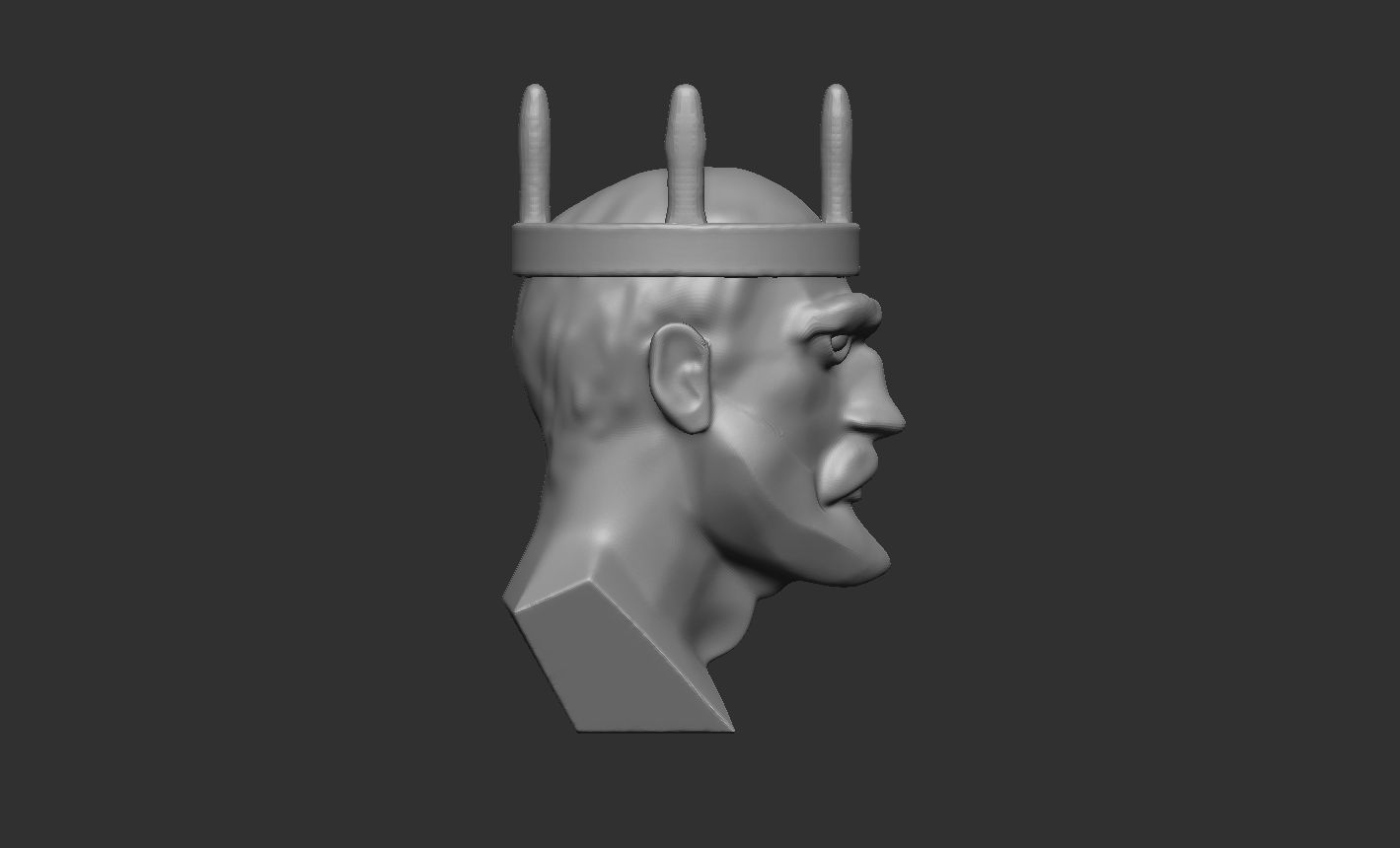 European King 3D model 3D printable | CGTrader