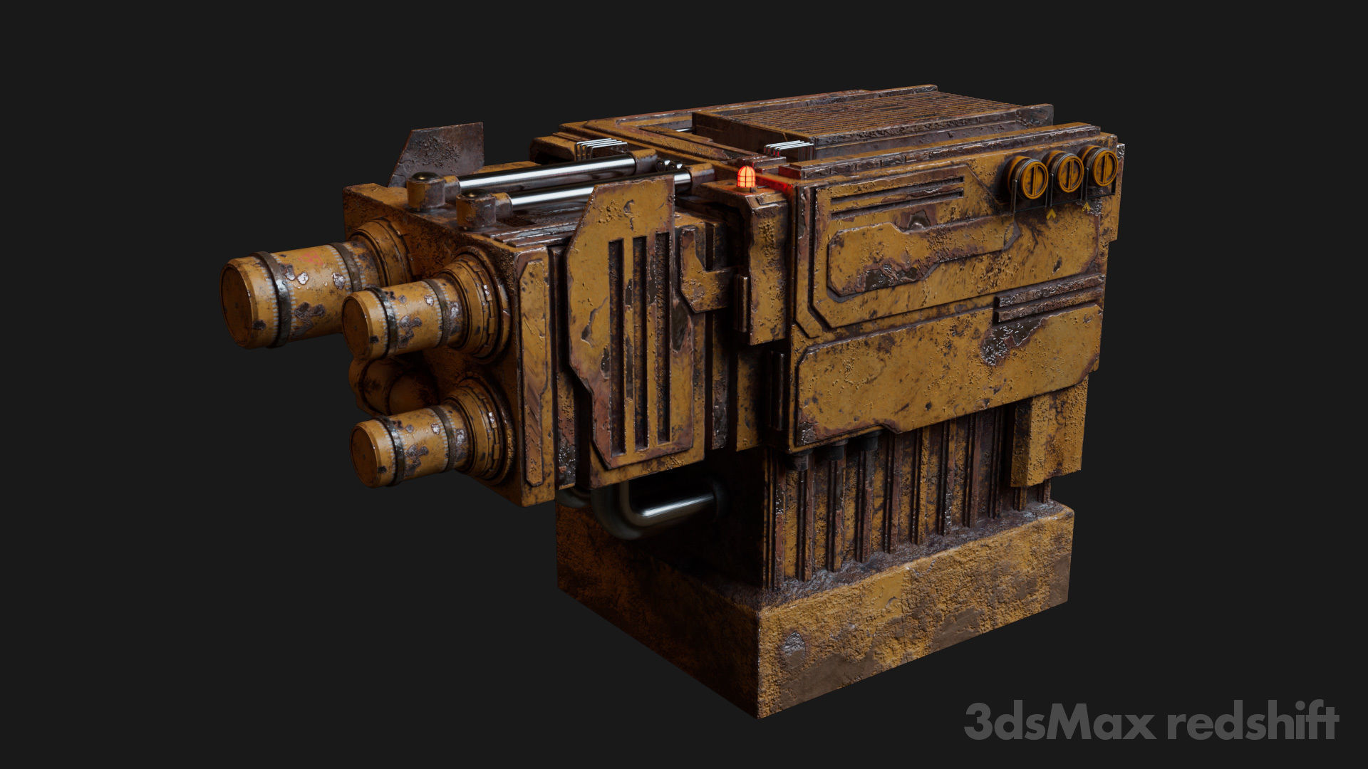 Sci-fi industrial detail 3D model | CGTrader