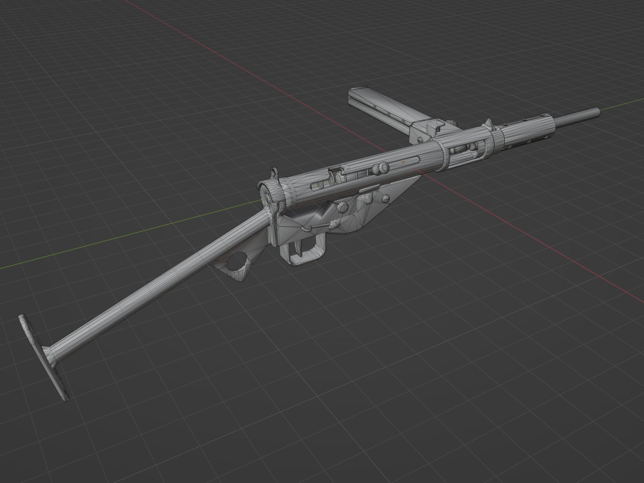 3D model Sten Mk2 VR / AR / low-poly | CGTrader