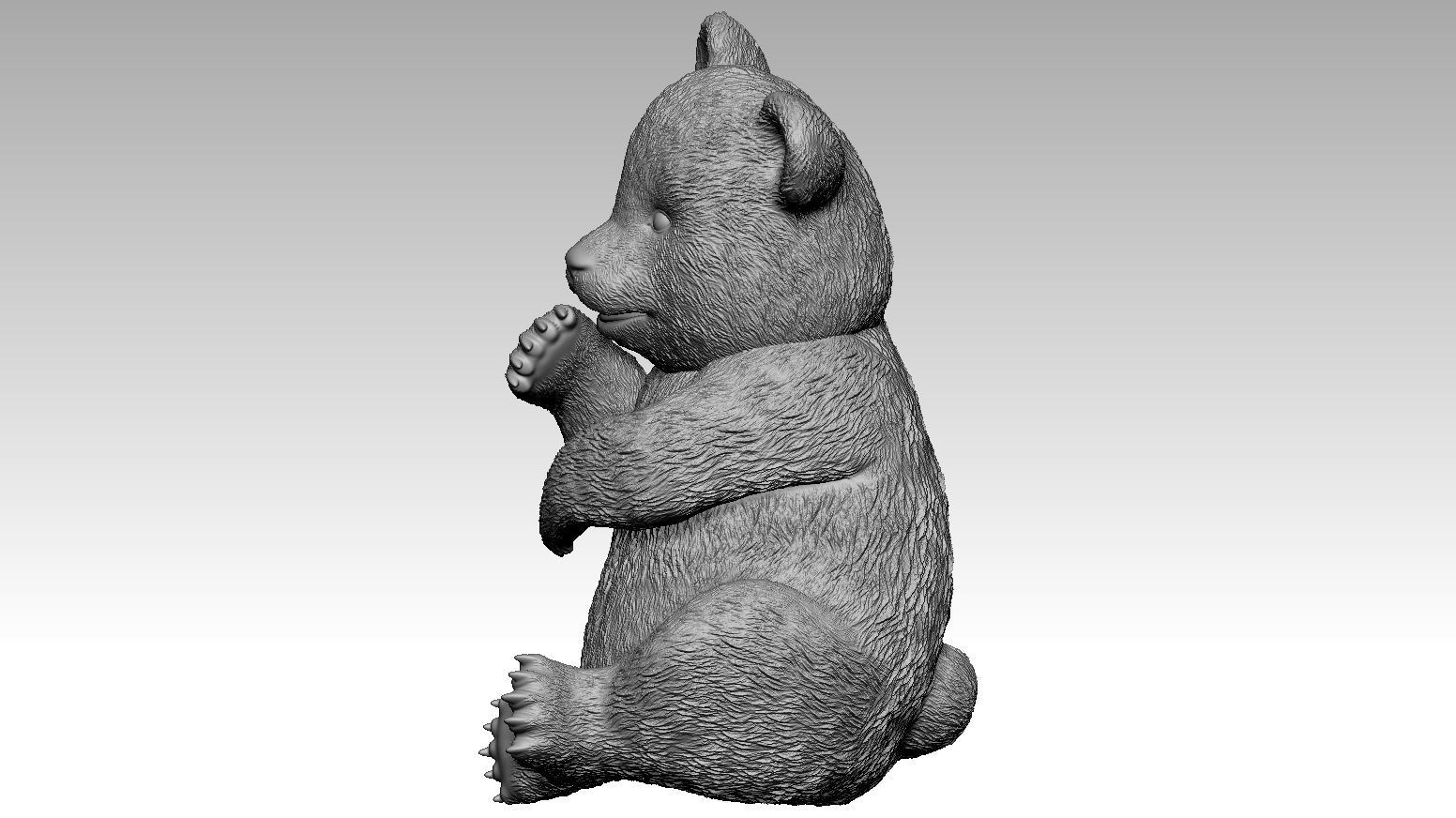 panda 3D model 3D printable | CGTrader