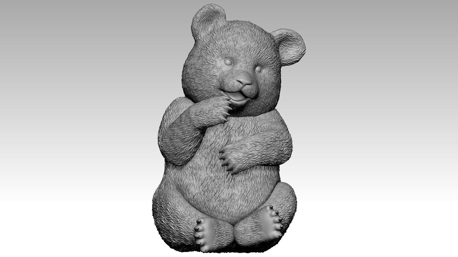 panda 3D model 3D printable | CGTrader