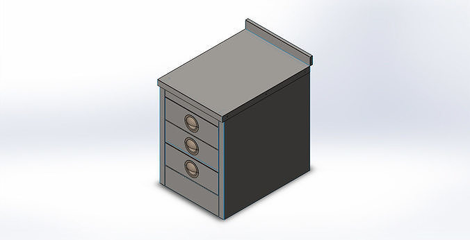 toolbox cuddy 3D model | CGTrader